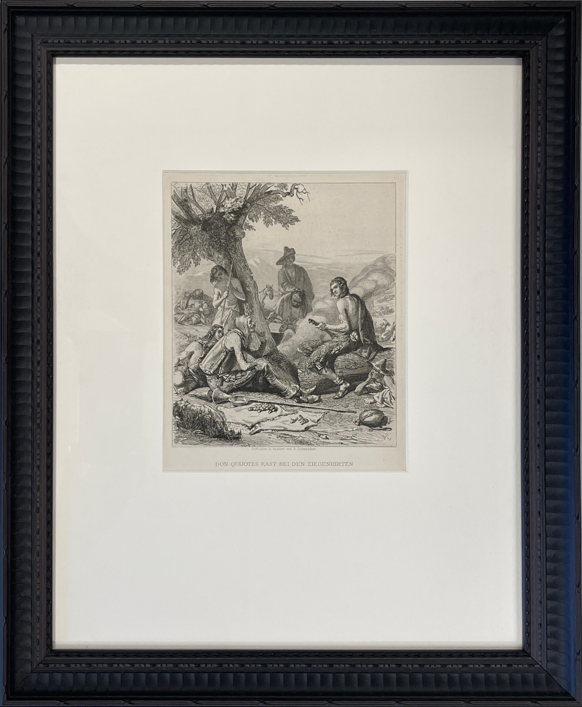 Don Quixote Rests with the Goatherds – Washington Color Gallery