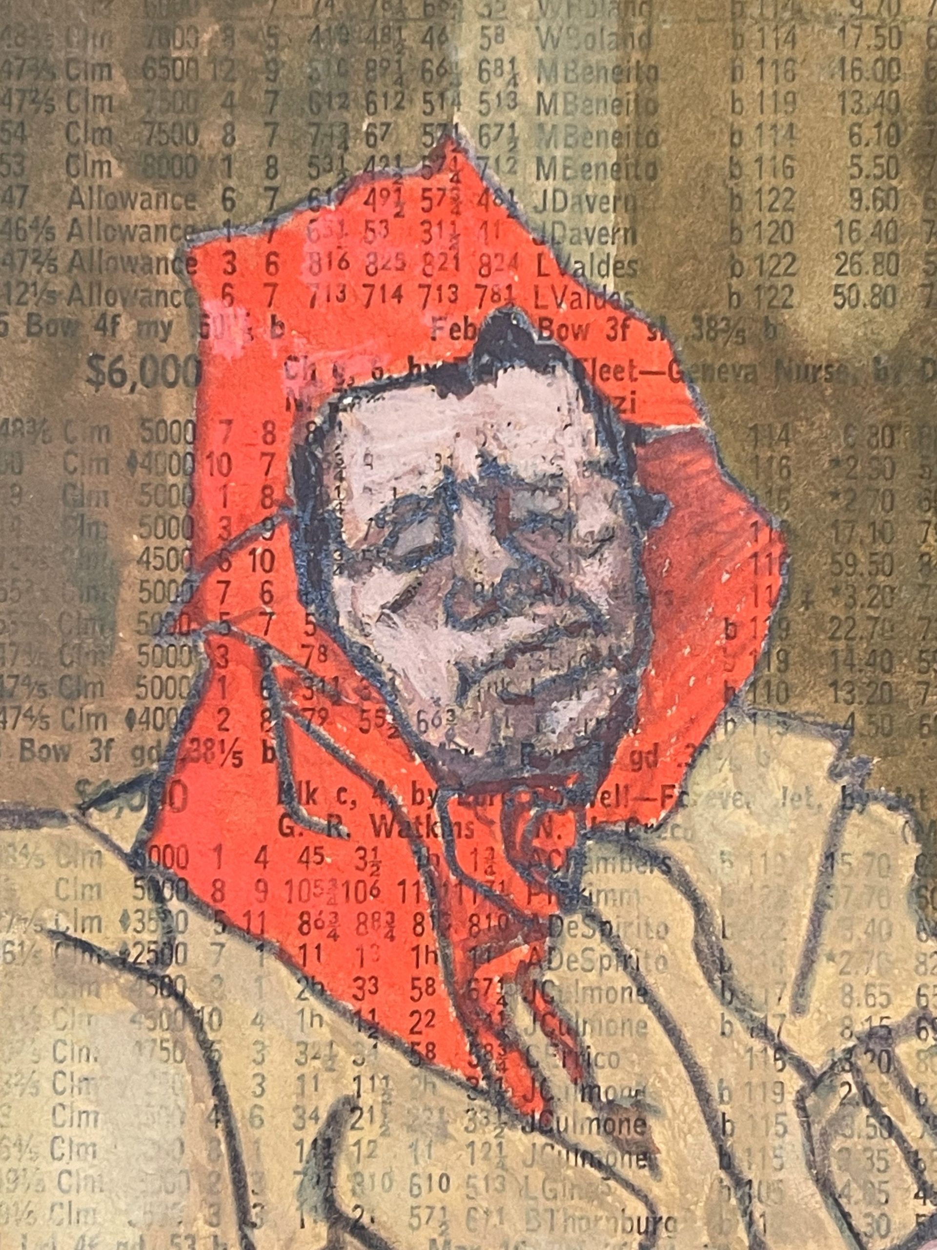 Colored Woman Subway Gouache – Washington Color Gallery