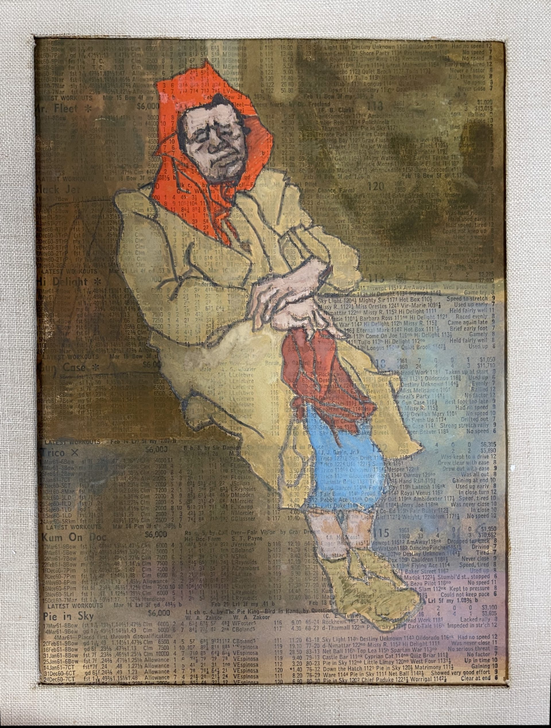 Colored Woman Subway Gouache – Washington Color Gallery